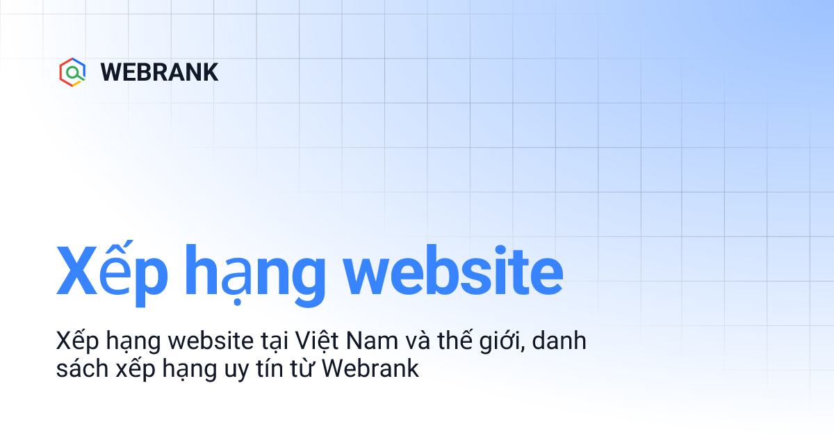 Xếp hạng website | WEBRANK